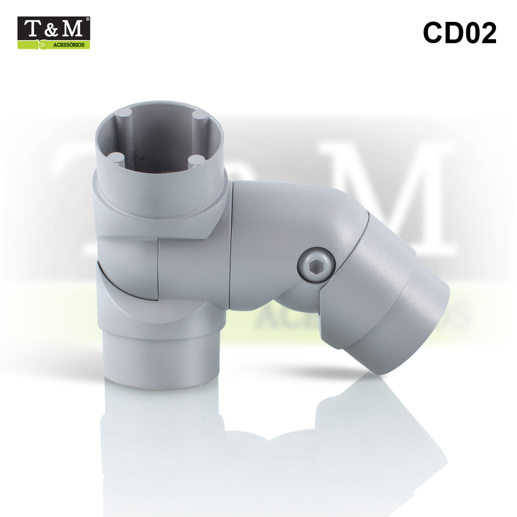 Cotovelo Duplo Articulado para Tubo de 2 pol T&M – Mogilumi